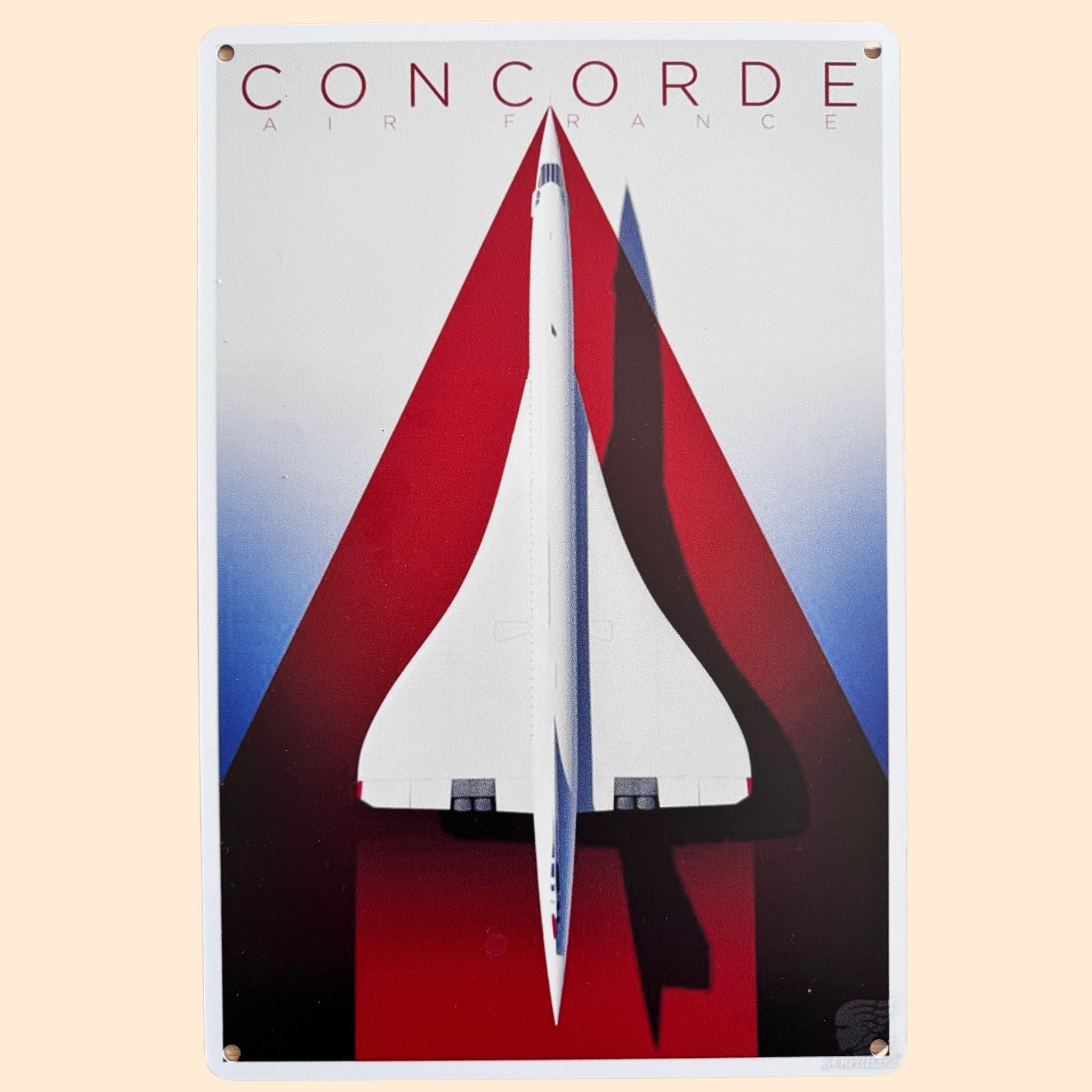 Affiche Métallique – Concorde · AeroGoodies